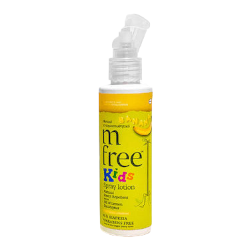 BNeF M Free Kids Spray Lotion Banana 125ml - AR Pharmacy.gr