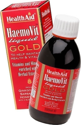Health Aid Haemovit Liquid Gold 200ml - AR Pharmacy.gr