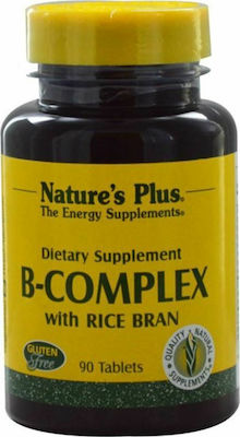 Nature's Plus B-Complex 90 ταμπλέτες - AR Pharmacy.gr