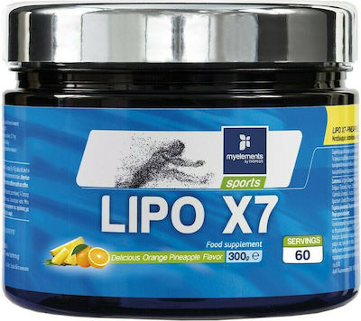 My Elements Lipo X7 Powder 300gr Orange Pineapple - AR Pharmacy.gr