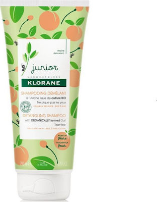 Klorane Organic Children's Shampoo "Junior" with Peach for Easy Combing ...