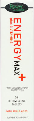 Power Of Nature Energy Max Plus B Vitamins 20 effervescent tablets ...